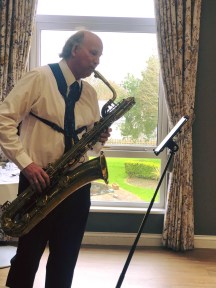 Derek brings the sax to life