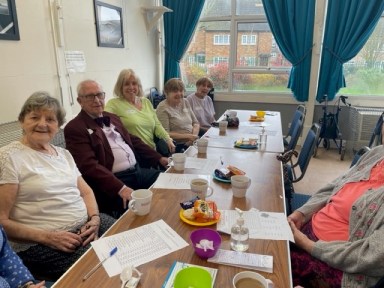 Winifred Dell residents attend singing for the brain