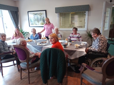 LOCAL CARE HOME HOSTS FREE WEEKLY COMMUNITY COFFEE MORNING