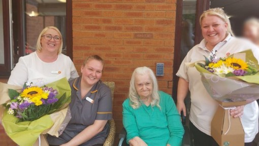 Double celebrations for longest serving resident and member of staff