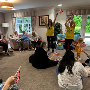 Intergenerational visit great success