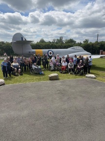 Weald Hall Care Home unveils historic aircraft in spectacular event!
