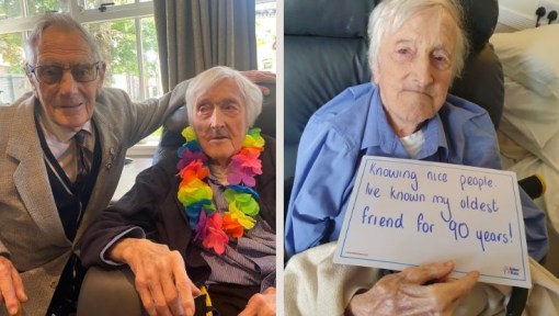 Two George’s celebrate over 90 years of friendship
