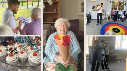 HC-One residents mark 2024 Olympic Games in Paris