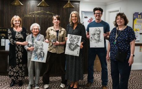 Care home hosts portrait artist of the year competition