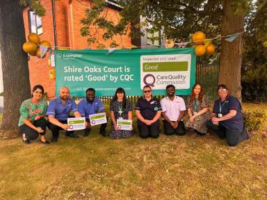 Shire Oaks Court is rated Good by CQC in its first year