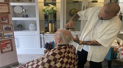 Traditional Barbering experience brings comfort and joy