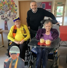 Albany Care Home Welcomes Oxford United Legend Peter Rhoades-Brown