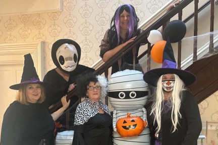 Keate House residents enjoy spooky fun