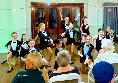 Resident Delight at the Collette Tyler School of Dance Visit