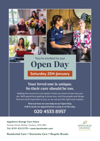 CARE HOME INVITES COMMUNITY TO OPEN DAY
