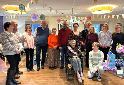 SPECIAL BIRTHDAY CELEBRATIONS FOR LOCAL CARE HOME RESIDENT