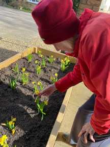 Sensory walks on a sunny Spring day in our home