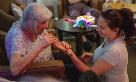 Life-enhancing Namaste Care sessions launch at Guildford care home