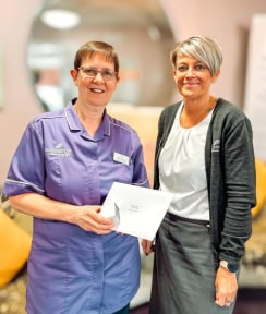 LOCAL HOUSEKEEPER CELEBRATES 20 YEARS OF SERVICE WITH NEWTON HOUSE