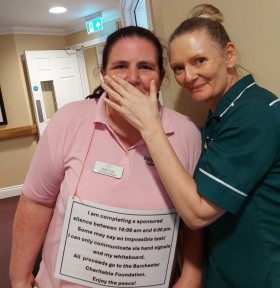 Sponsored silence and cook-off raise over £16,500 for charity