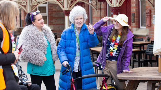 Retired Sale tour guide relives career on special day out