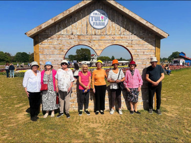 A Scenic Day Out at Tulleys Tulip Farm for Tallis House Residents