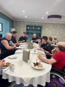 blue light breakfast